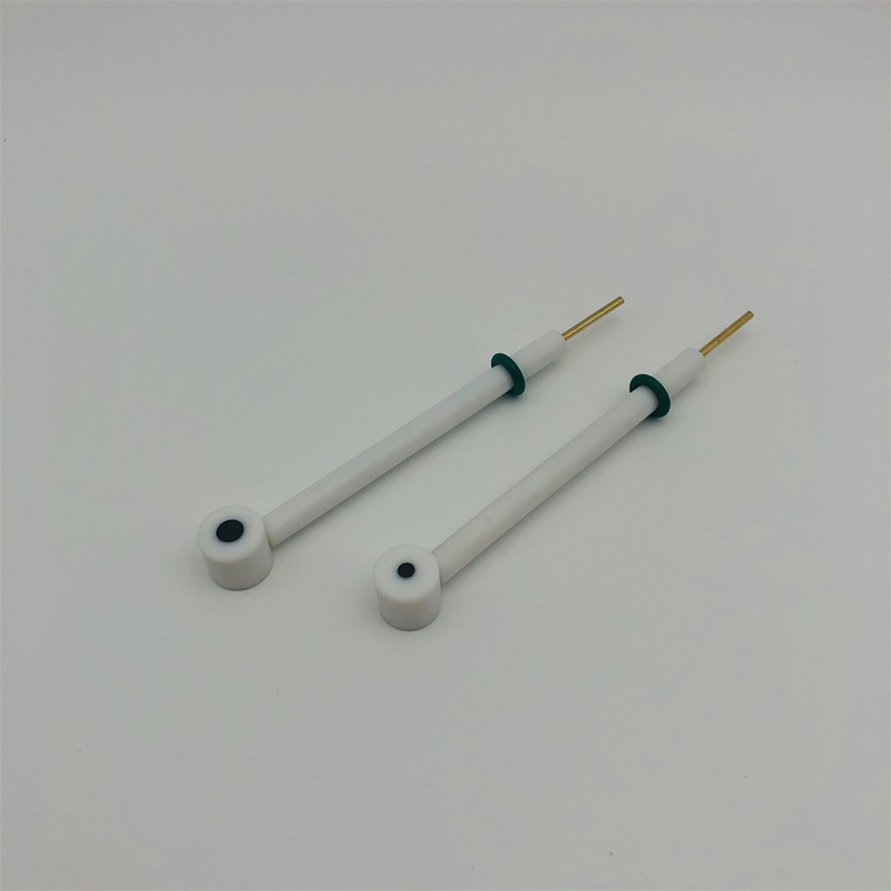 L-Shaped Glassy Carbon Electrode PTFE Rod φ5mm - Electrodes - Dekresearch
