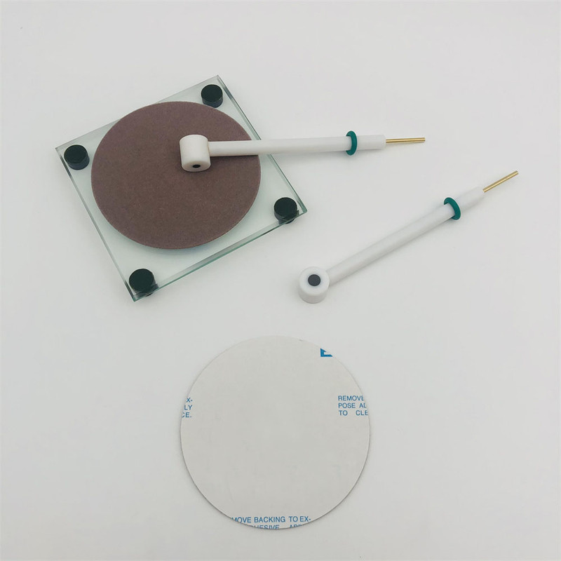 L-Shaped Glassy Carbon Electrode PTFE Rod φ5mm - Electrodes - Dekresearch