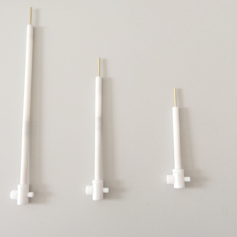 Lengthened PTFE replaceable platinum electrode holder φ6*150mm ...