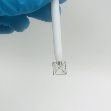 Cheap Platinum mesh electrode with diagonal reinforcement 10*10mm ...