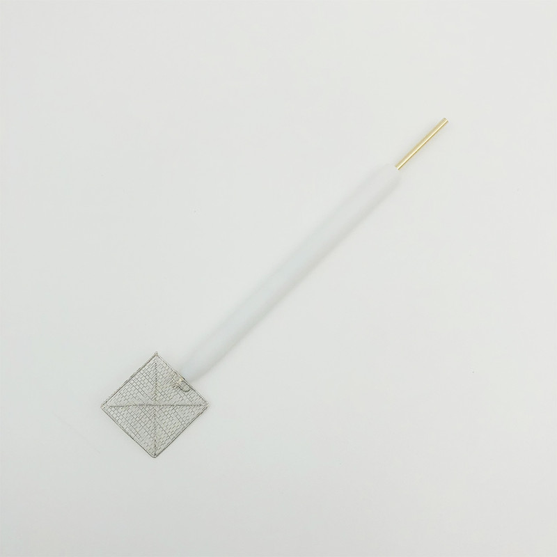 Platinum mesh electrode with diagonal reinforcement 30*30mm - Dekresearch