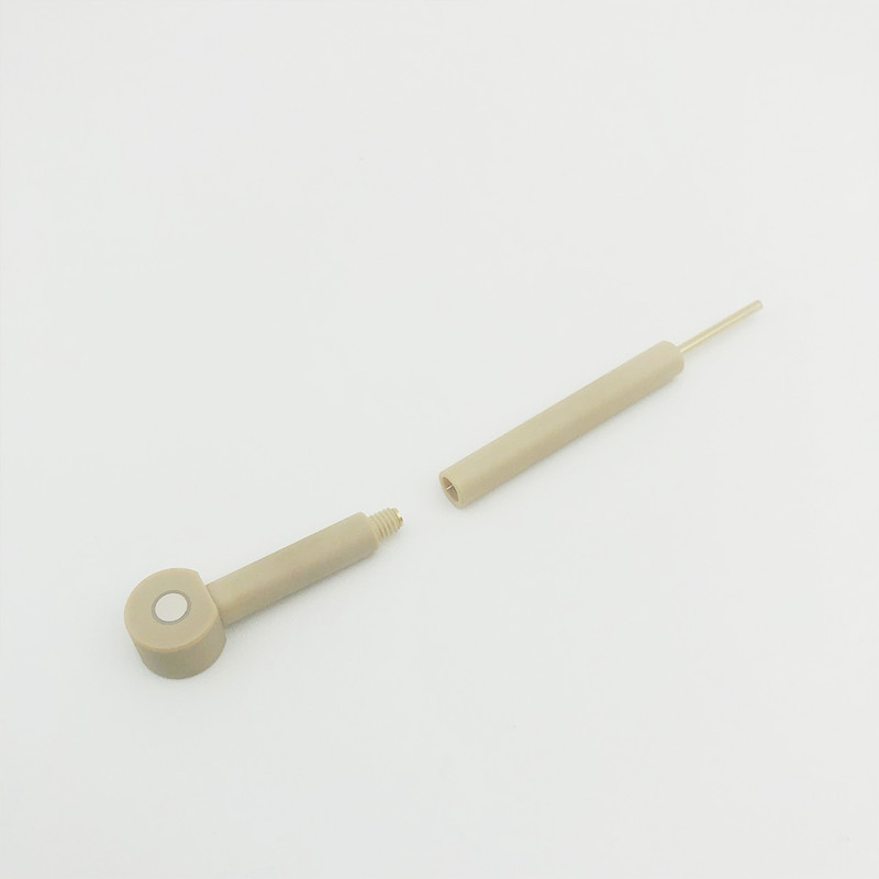 Detachable L-Shaped Platinum Disk Electrode φ4mm - Dekresearch
