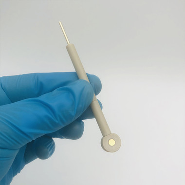 Cheap Detachable L-Shaped Gold Disk Electrode φ4mm - Dekresearch