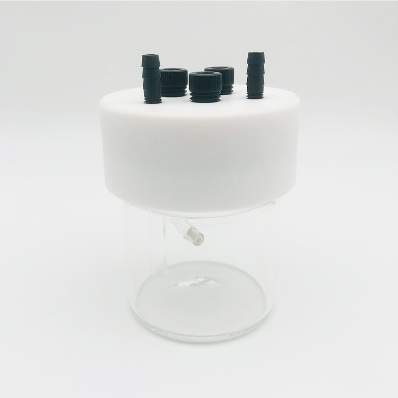 Sealed Electrochemical Cell With Luggin 200ml - Electrochemical Cells ...