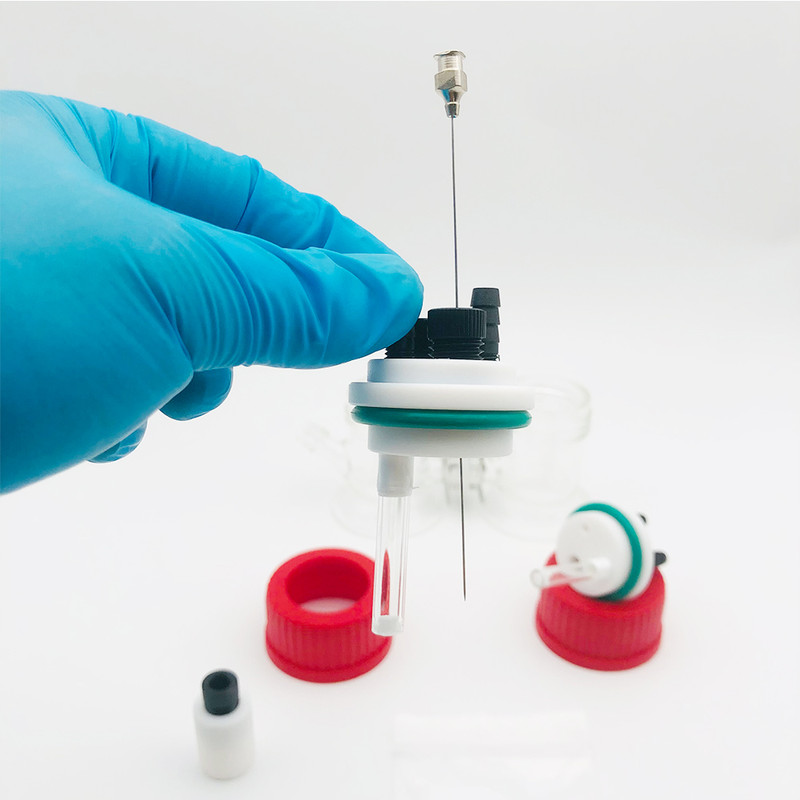 H-Type Sealed Electrochemical Cell With Sampling Port 20ml 45ml ...