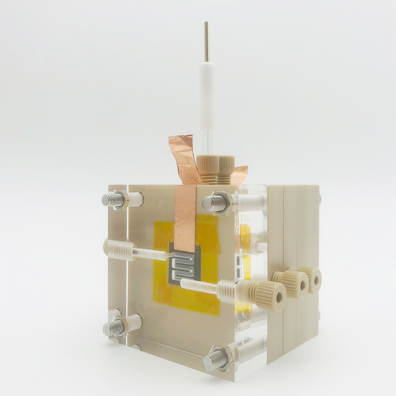 Observable CO2RR/ORR gas diffusion flow cell 10*10mm 1c ...
