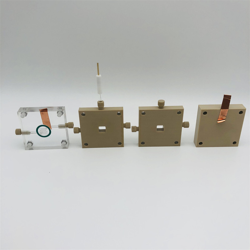 Observable CO2RR gas diffusion flow cell 10*10mm 1c㎡ - Electrochemical ...